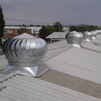 Extractor de Aire Atmosférico o Eólico Lámina Galvanizada Marca Nakomsa ...